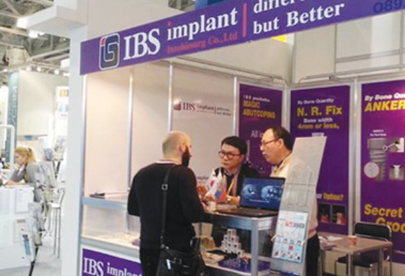 IBS Implant Dental Expo서 인기